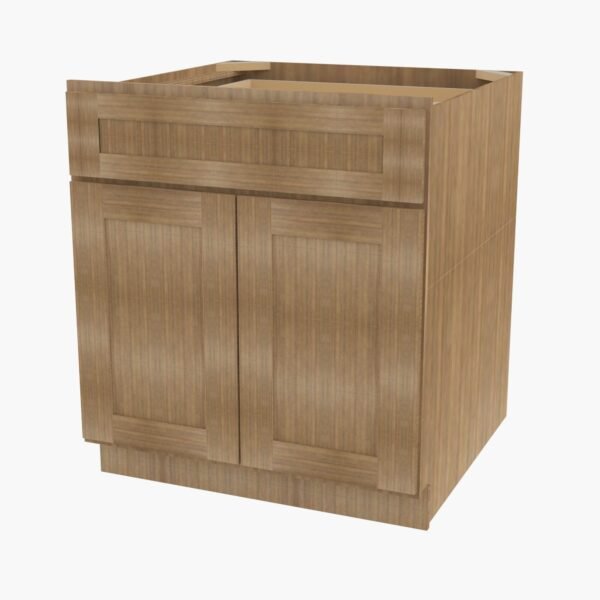 AH-B27B Double Door 27 Inch Base Cabinet | Homestead OAK Shaker - The ...